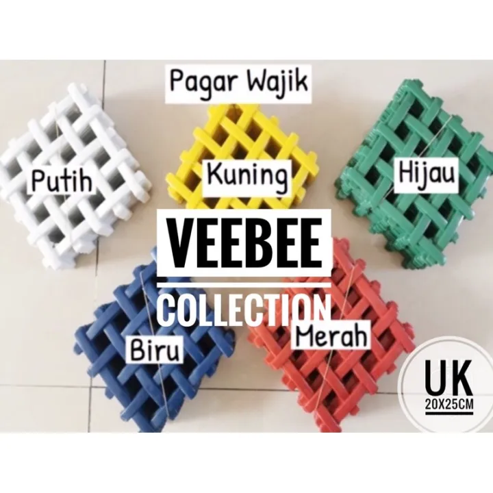 Pagar wajik/ pagar plastik tanaman/ pagar bunga rambat/ vas dinding ...