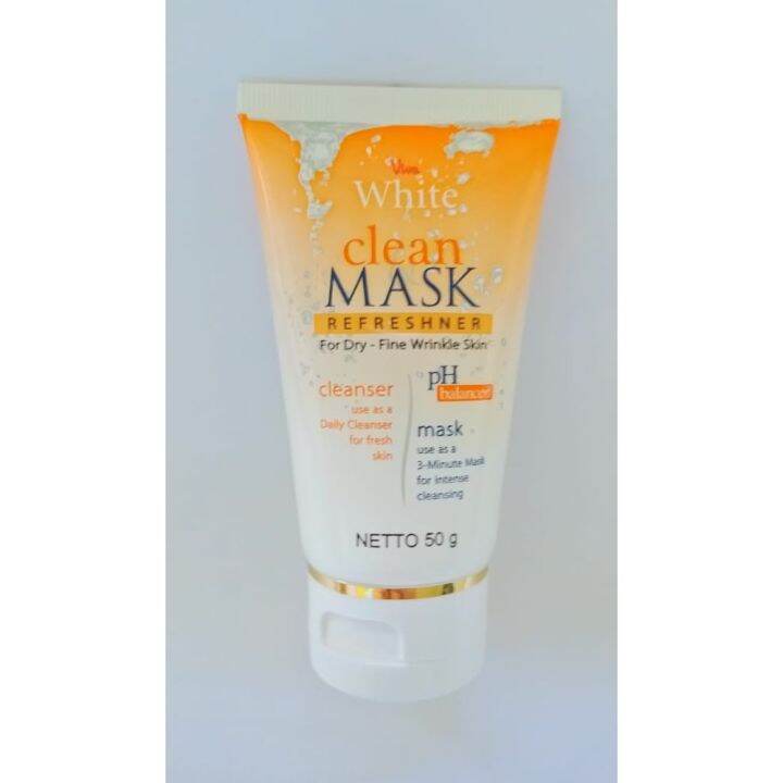 Viva White Clean & Mask Dry 50 gr | Lazada Indonesia