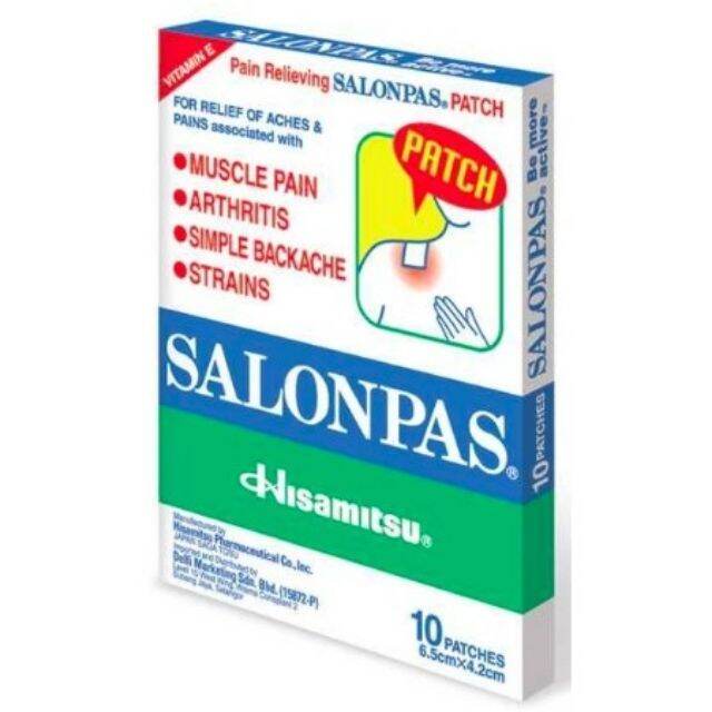 Salonpas plaster 10s (muscle pain) | Lazada