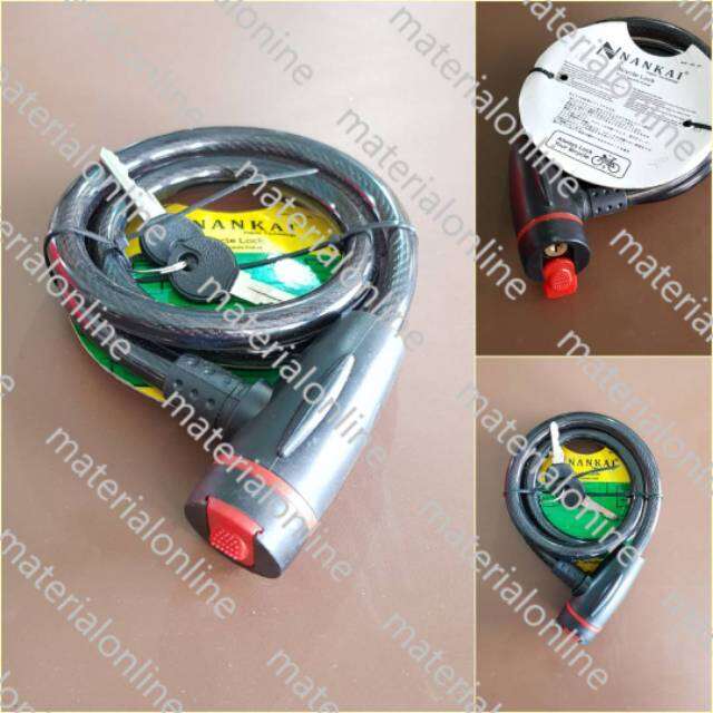 Kunci Rantai Pengaman Seling Sling Baja Rante Gembok Pengaman Seling ...