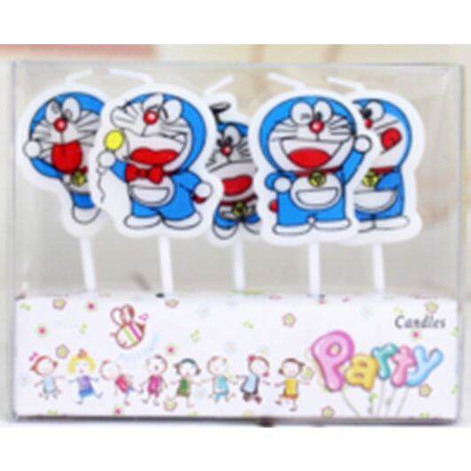 Lilin Ulang Tahun Birthday Party Candles Ultah Bentuk Doraemon | Lazada ...