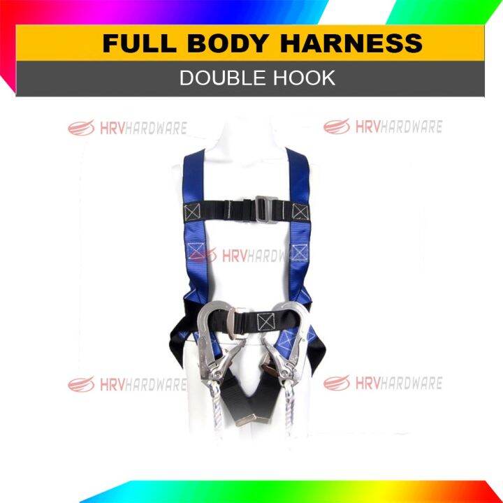 Full Body Harness Double Big Hook Ecofit Plus Tali Dada Safety Sabuk ...
