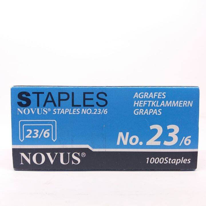 Novus isi stapler Besar 23/6 - Staples 6 mm | Lazada Indonesia