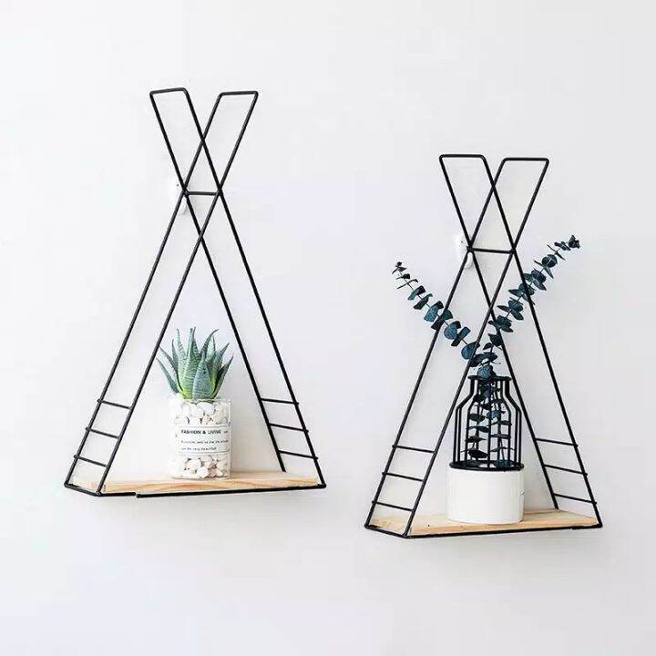 Rak Dinding Segitiga - Rak Segitiga - Dekorasi Dinding | Lazada Indonesia