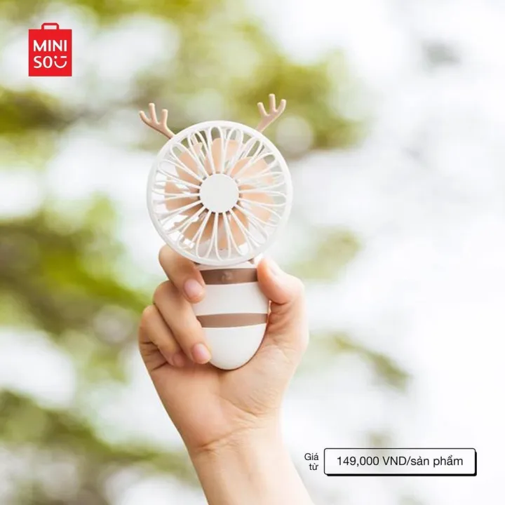 MINISO Mini fan foldable LS-L2893. Kipas angin lipat miniso | Lazada ...