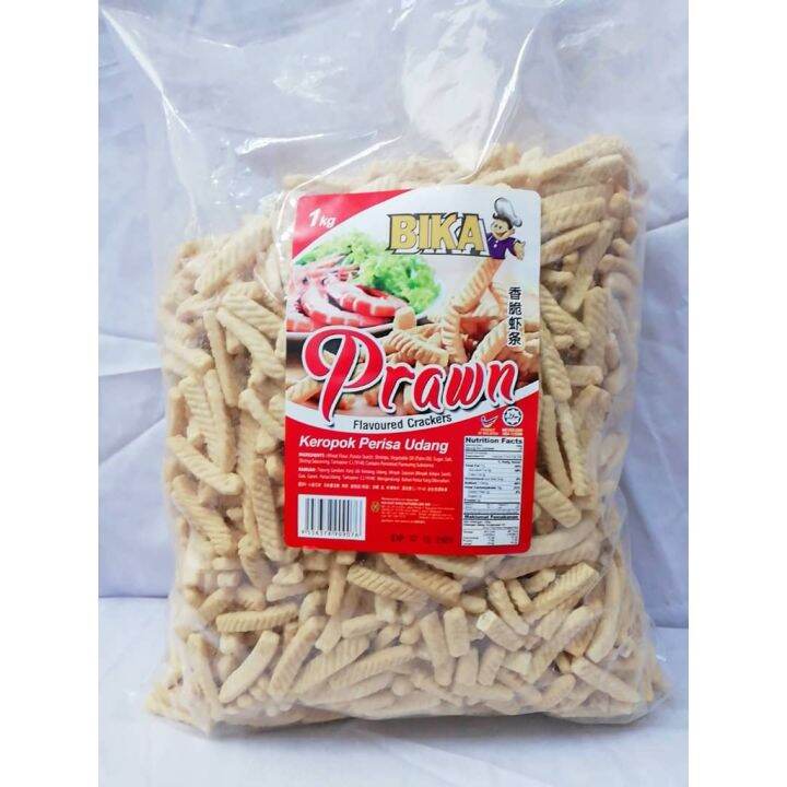 BIKA PRAWN CRACKERS/KEROPOK PERISA UDANG 1KG | Lazada