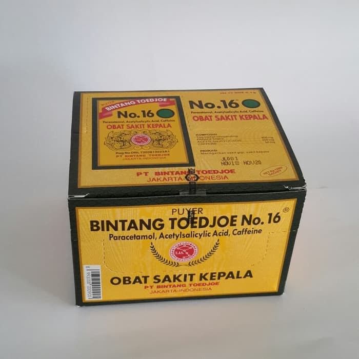 Puyer Bintang Toedjoe no 16 (1box isi 10 lusin) | Lazada Indonesia