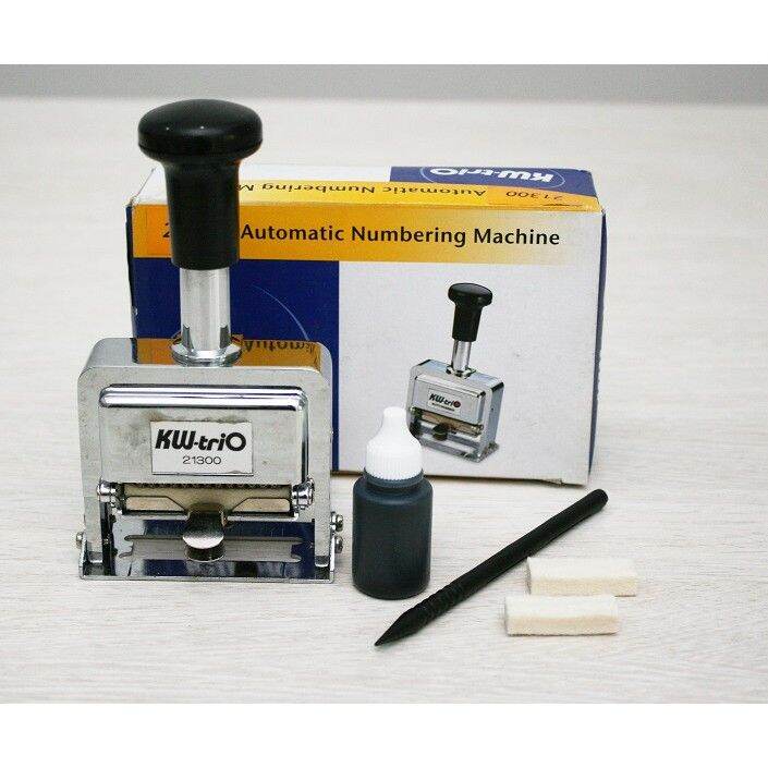 ASLI TAIWAN!KW-TRIO AUTO NUMBERING MACHINE 2130. Thirteen wheel (13 ...