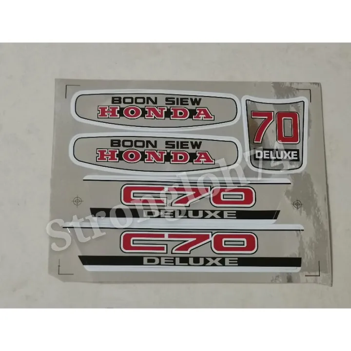 HONDA C70 DELUXE BODY STICKER | Lazada