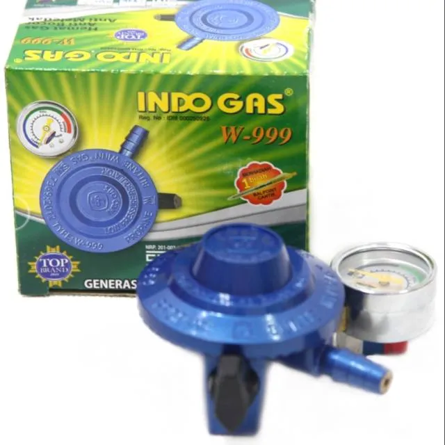 Indo Gas W-999 - Regulator LPG - Biru | Lazada Indonesia