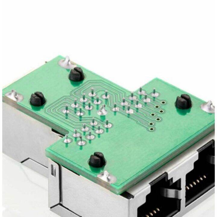 RJ45 COUPLER FEMALE TO FEMALE / SPLITTER 1 TO 2 LAN ETHERNET BAREL ...