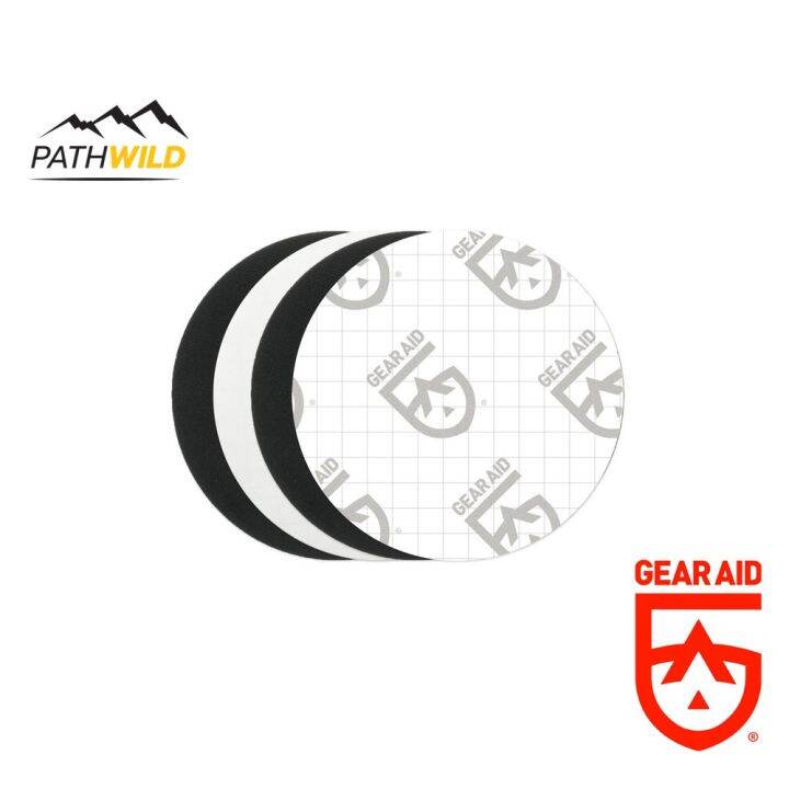GEAR AID TENACIOUS TAPE REPAIR PATCHES BLACK & CLEAR 3 แผ่นซ่อมรอยขาดบน ...