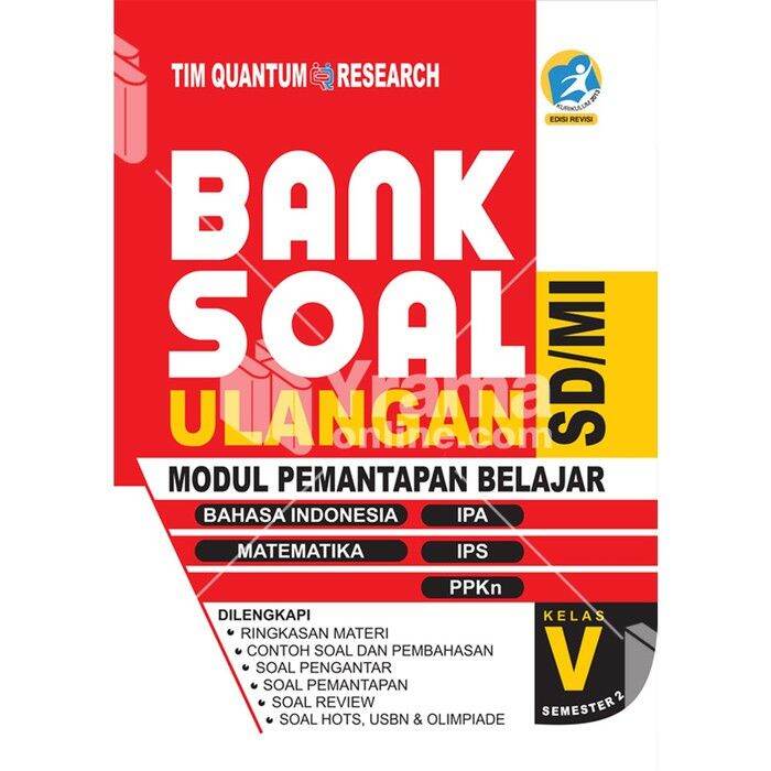 BUKU BANK SOAL ULANGAN SD/MI KELAS V SMTR 2 - YRAMA WIDYA | Lazada ...
