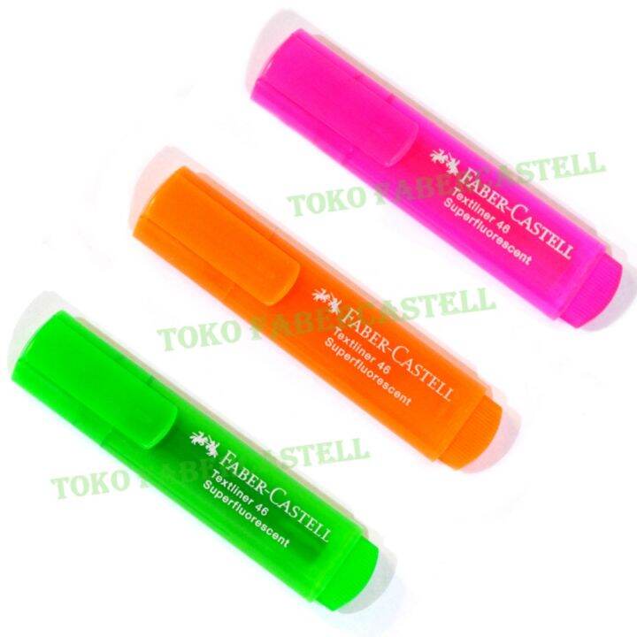 Textliner Highlighter Faber Castell 46 Translucent | Lazada Indonesia