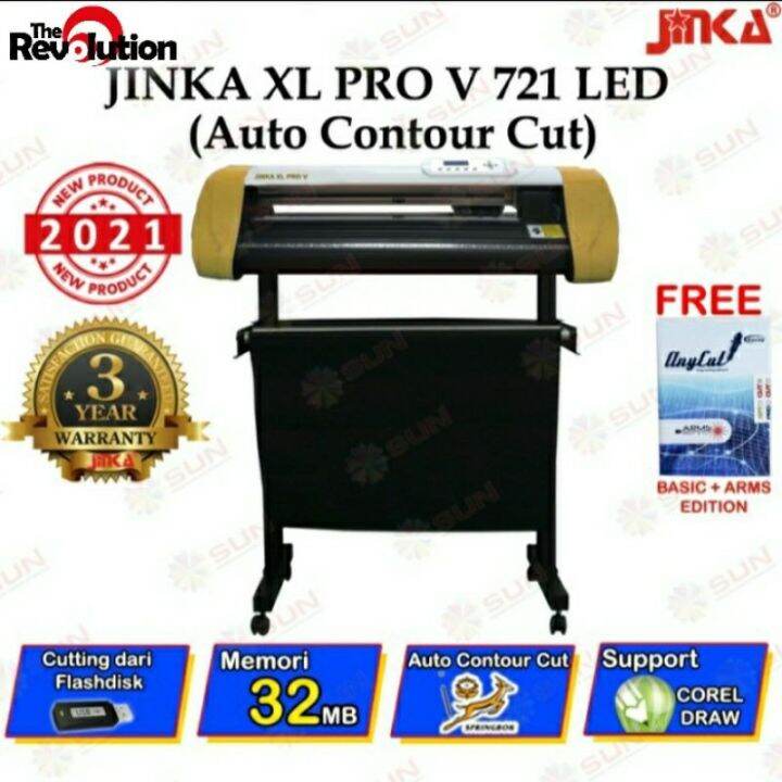 Mesin Cutting Stiker Jinka XL Pro V 721 LED ( Auto Contour Cut ) | Lazada Indonesia