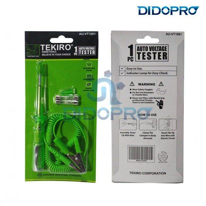Tekiro Test Pen / Tespen Listrik - Auto Voltage Tester DC | Lazada ...