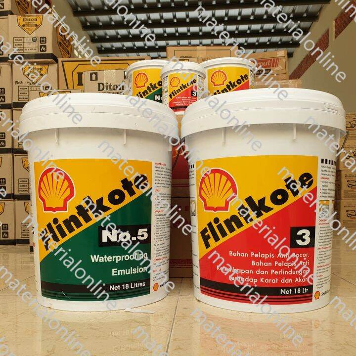 SHELL Flintkote Plinkut Waterproofing Flinkote Flinkut 18Lt 20Kg PAIL ...