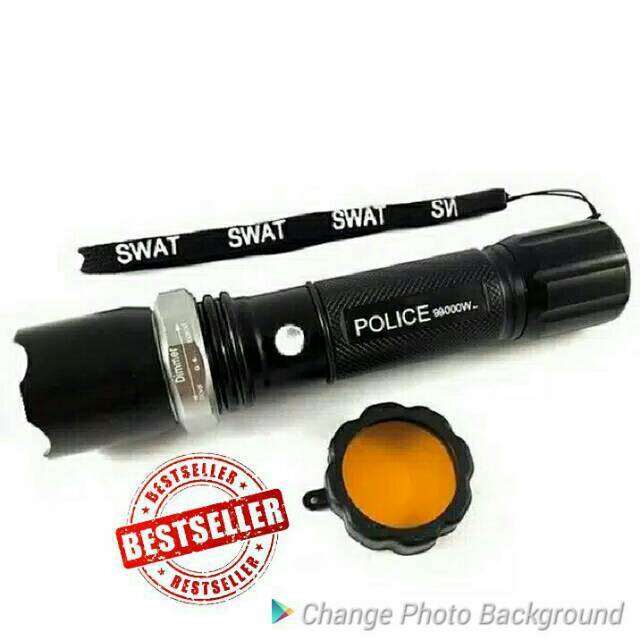 Paket Senter Swat Police Lalu Lintas Merk Vanstar Original Senter ...