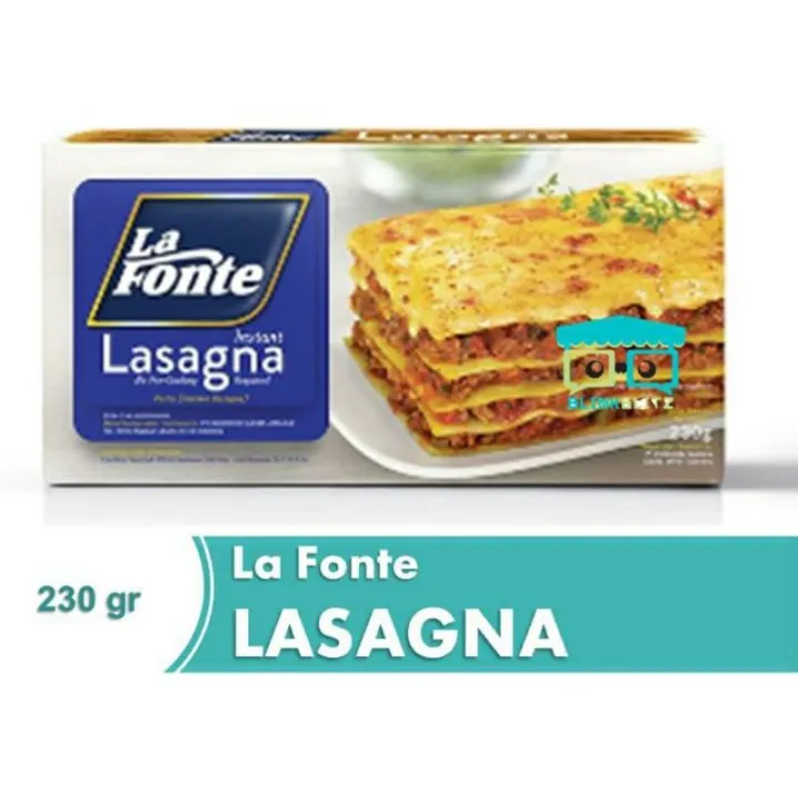 La Fonte Lasagna Instant 450 gr Pasta Lembar Lafonte | Lazada Indonesia