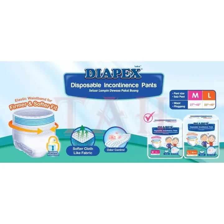 Diapex Adult Pants M10 X2PACKS / L10 X2PACKS | Lazada