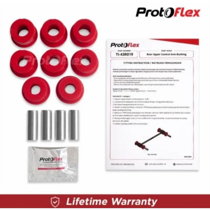 PROTOFLEX BUSHING CONTROL ARM BELAKANG ATAS INNOVA ORIGINAL 04-ON SET ...