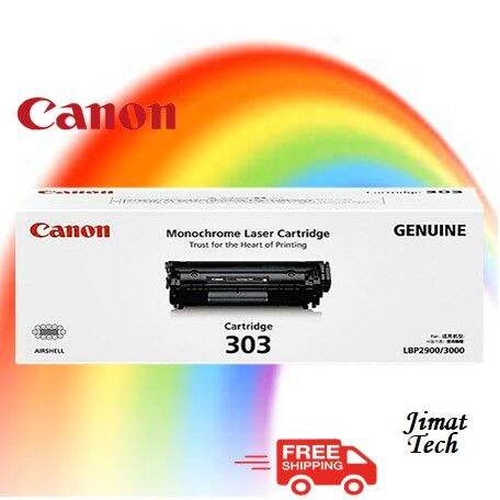 Canon 303 Original Mono Black Laser Toner Cartridge LBP-2900 / LBP-3000 ...