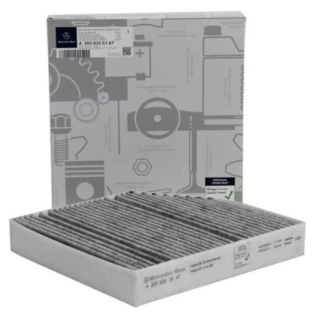 Cabin Air Filter Charcoal Mercedes W205 W213 W238 CLS W257 W253 Genuine ...