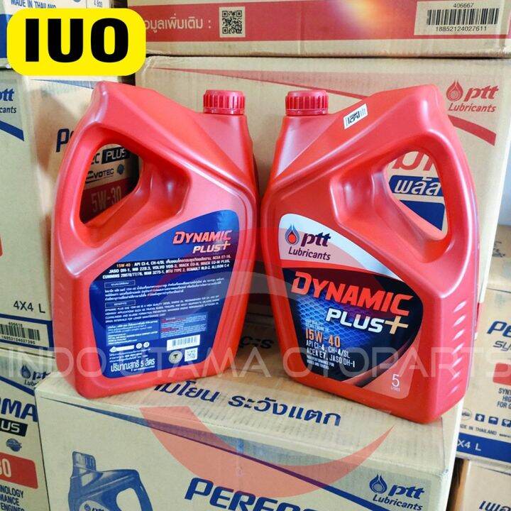 PTT Oli Diesel Lubricants Dynamic Plus 15W40 [5]L | Lazada Indonesia