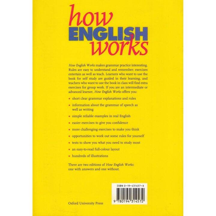 HOW ENGLISH WORKS GRAMMAR WITHOUT KEY BY DKTODAY | Lazada.co.th