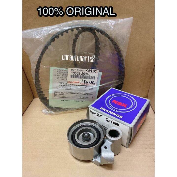 TOYOTA HILUX KUN25 HIACE TIMING BELT KIT SET 100K (13568-39016) MADE IN JAPAN | Lazada