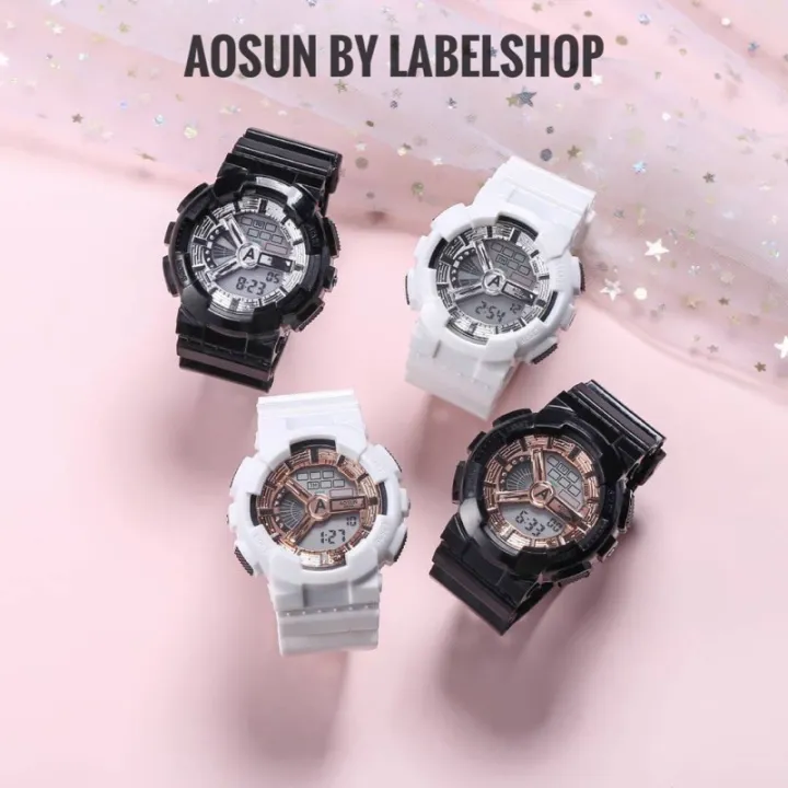 ⭕️ใหม่⭕️ นาฬิกา Aosun ของแท้ 💯% รุ่น GA มีเก็บปลายทาง | Lazada.co.th
