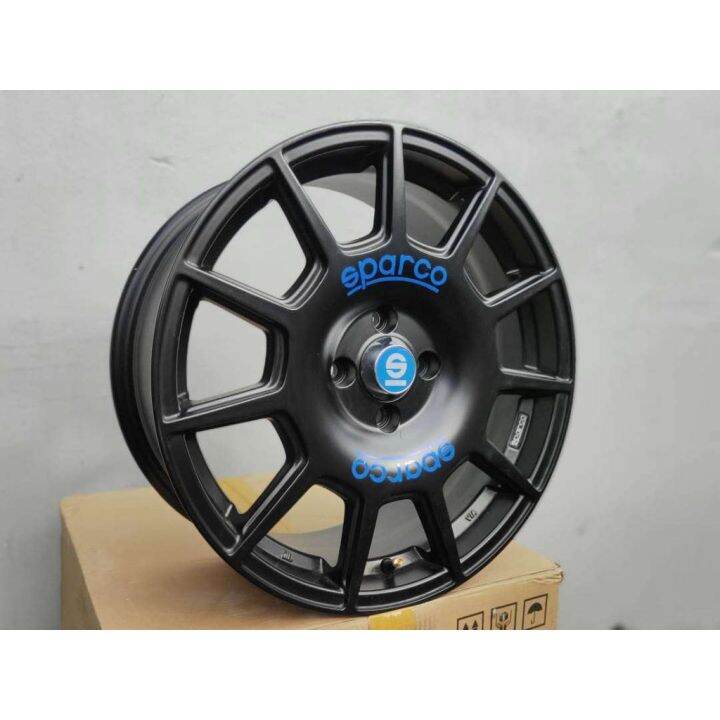 Velg Mobil Sparco Ring 17 x 7.0 Pcd 4 x 100 Et 40 Black Jazz, Yaris ...