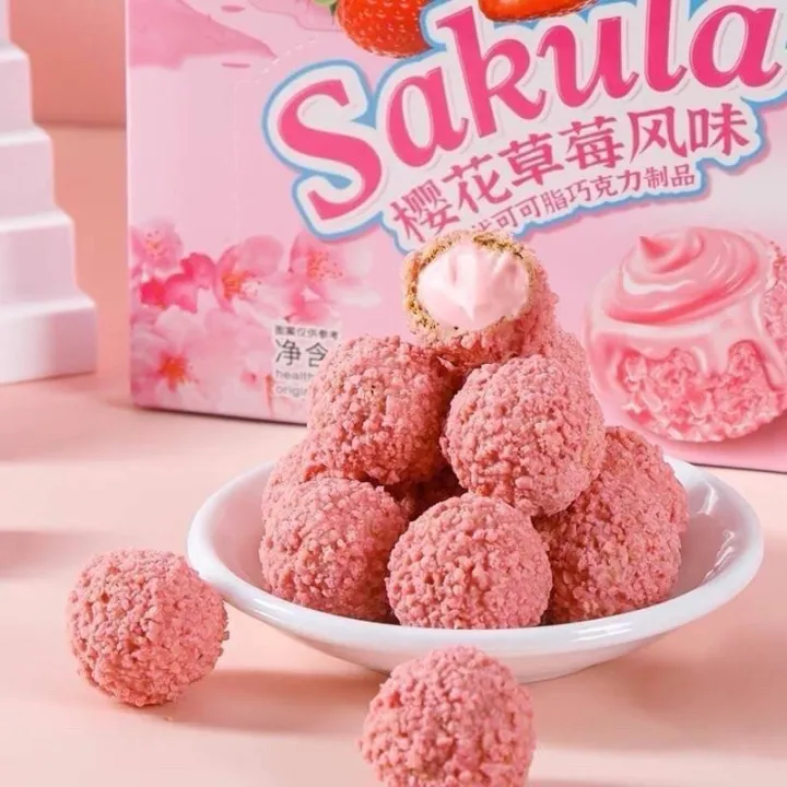 【现货 冲销量】Cookie Lava Mini Choco Ball 伊诺慈爆浆曲奇小丸子网红爆款夹心巧克力 小零食 (盒装) 大约30颗 ...