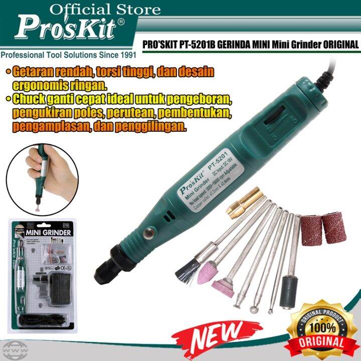 Pro'skit Gerinda Mini Proskit PT-5201B Mini Grinder Original / Gerinda mini 1 set / Gerinda ...