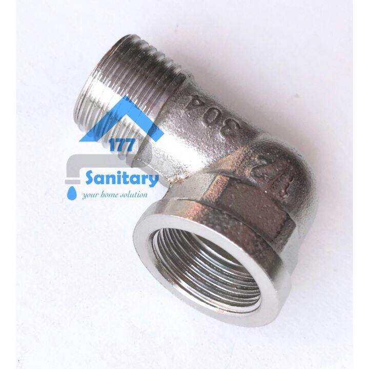 Knie LD Stainless 304 Ukuran 05 Inch E12 - Sambungan elbow Nepel Pipa ...