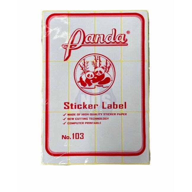 Stiker Label Panda 103 | Lazada Indonesia