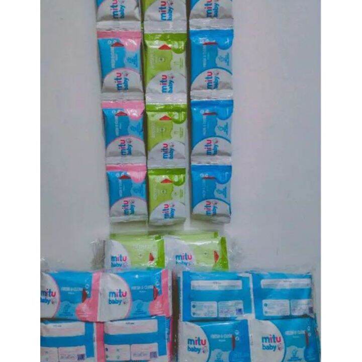 Tissue basah mitu isi 12 pcs ( satu renceng) | Lazada Indonesia