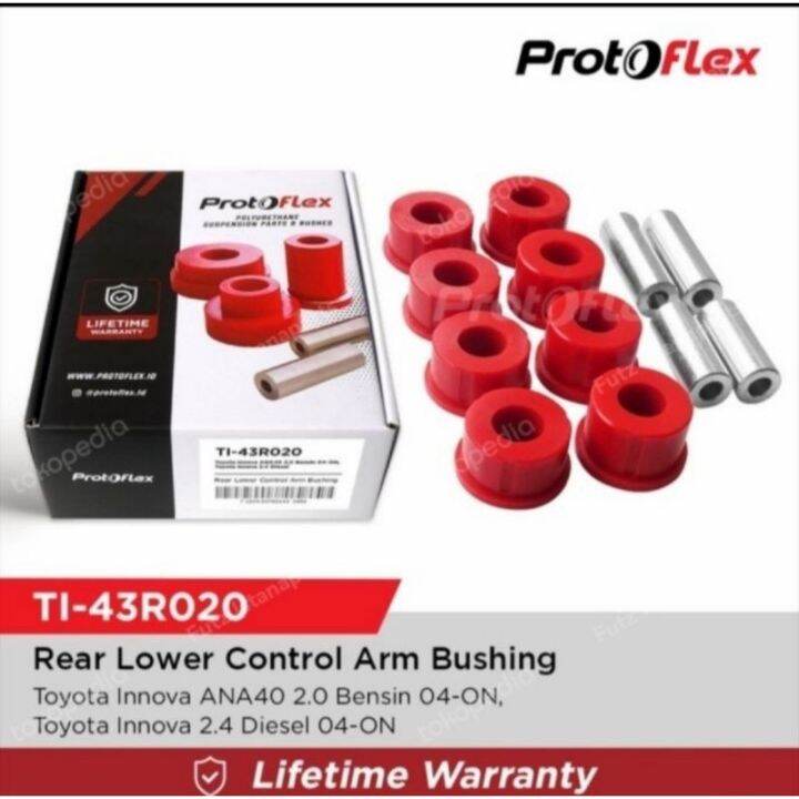 PROTOFLEX BUSHING CONTROL ARM BELAKANG BAWAH INNOVA 04-ON ORIGINAL SET ...