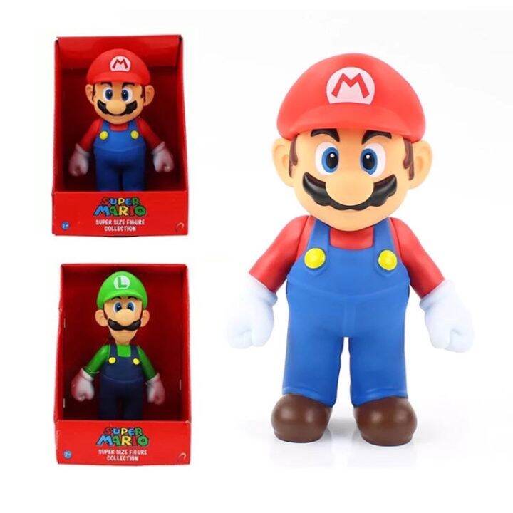 (สินค้าพร้อมส่ง)Super Mario Size Figure Collection โมเดลมาริโอ้ ลุยจิ ย ...