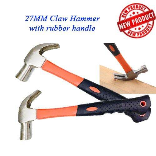 27MM CLAW HAMMER FIBERGLASS HANDLE / KAMBING Claw Hammer Nailing Hammer ...