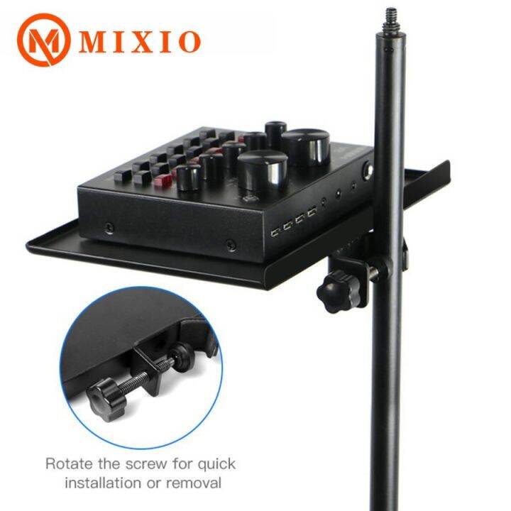 MIXIO Sound Card Tray Live Broadcast Microphone Rack Stand Tray Tripod ...