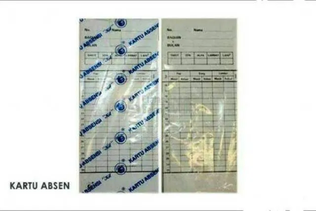 Mesin Absensi NEEDTEK UT8600 + 1PAK KARTU ABSEN - Check Lock UT-800 ...