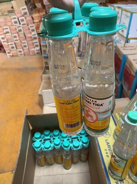 larutan botol kecil cap kaki tiga / cap badak | Lazada Indonesia