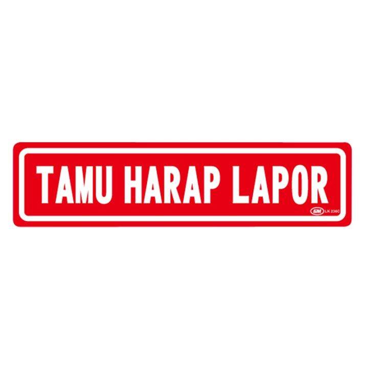 GM LABEL KECIL LK 236 WARNA TAMU HARAP LAPOR | Lazada Indonesia