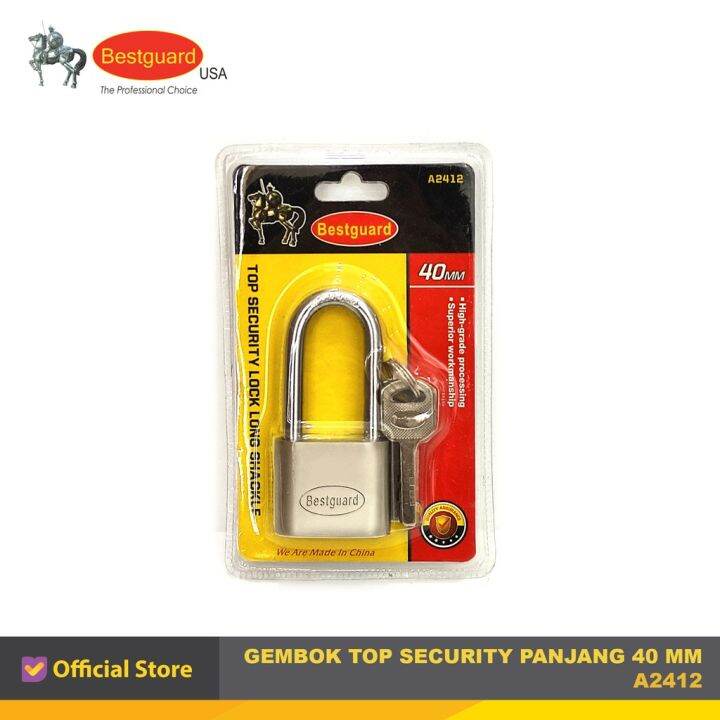 Bestguard Gembok Top Security Panjang 40Mm | Lazada Indonesia