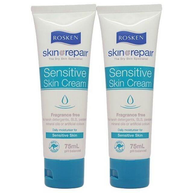 Rosken Skin Repair Sensitive Skin Cream (75ml x 2) | Lazada