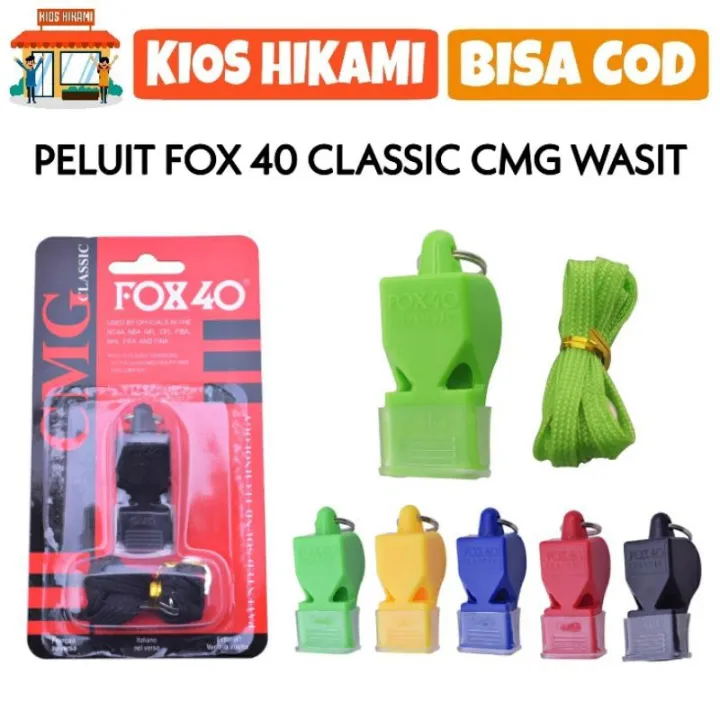 Peluit fox 40 CMG Classsic Pluit Olahraga Sepakbola Futsal Volley ...