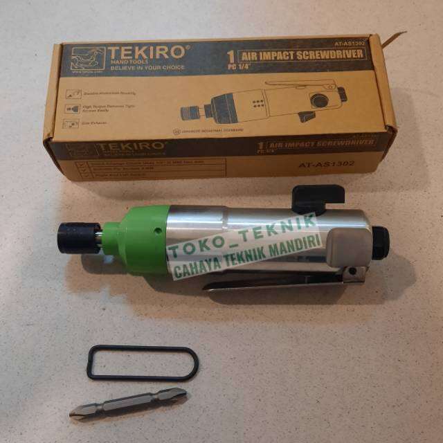 Obeng angin TEKIRO air impact screwdriver 6 mm ( 1/4 inch ) | Lazada ...