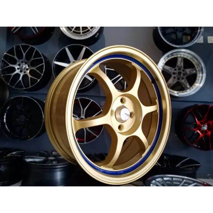 Velg Mobil Advan RG2 Ring17x7.0 Pcd 4x100 ET 40 Gold | Lazada Indonesia
