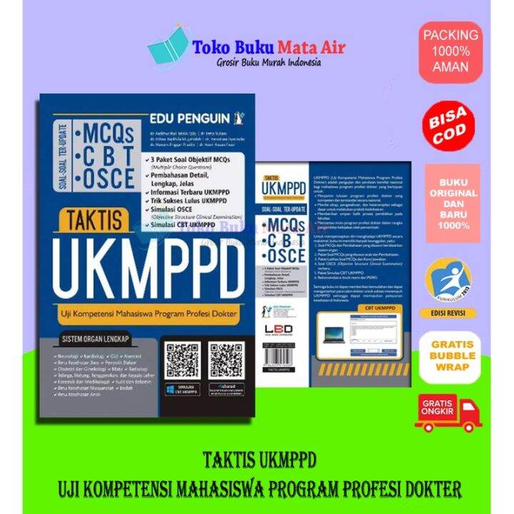 BEST SELLER ORIGINAL TAKTIS UKMPPD UJI KOMPETENSI MAHASISWA PROGRAM PROFESI DOKTER - EDU PENGUIN ...